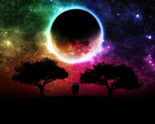 Solar Eclipse Rainbow - 1280x1024 Wallpaper - teahub.io