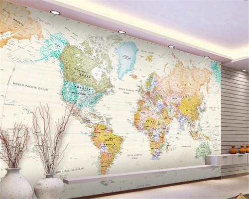 World Map Wallpaper, Textography World Map Wallpaper - World Map ...