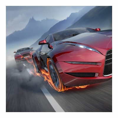 Car On Curved Roads - 1500x1500 Wallpaper - teahub.io