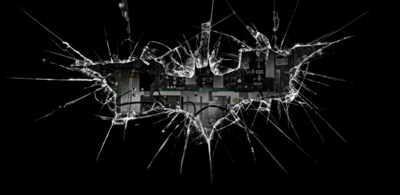 Broken Screen Batman - 1024x500 Wallpaper - teahub.io