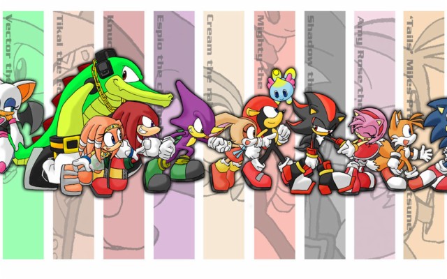 All The Characters In Sonic The Hedgehog - 1920x1200 Wallpaper - teahub.io