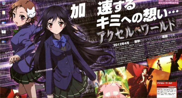 Accel World Anime Kuroyukihime - 640x960 Wallpaper - teahub.io