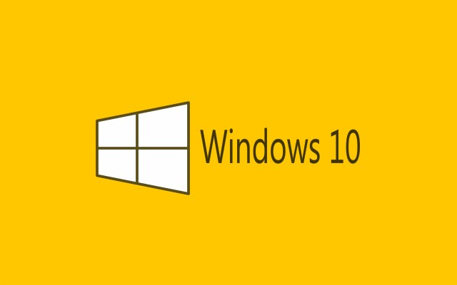 Windows 10 Yellow Logo, 4k, Yellow Brickwall, Windows - Desktop Windows ...