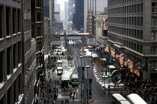 Free Wallpaper State Street In The 1980s - State Street Chicago 1980s ...