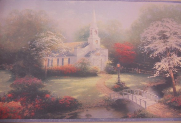 Thomas Kinkade Church - 1200x815 Wallpaper - teahub.io