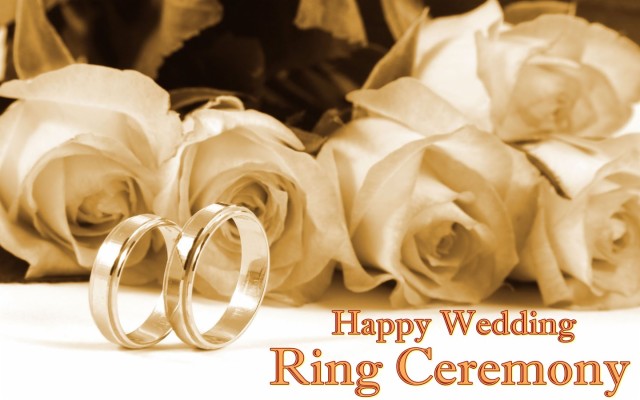 Happy Wedding Ring Ceremony Wallpapers - Garden Roses - 1440x900 ...