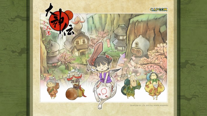 Okami Scrolls - 1920x1080 Wallpaper - teahub.io