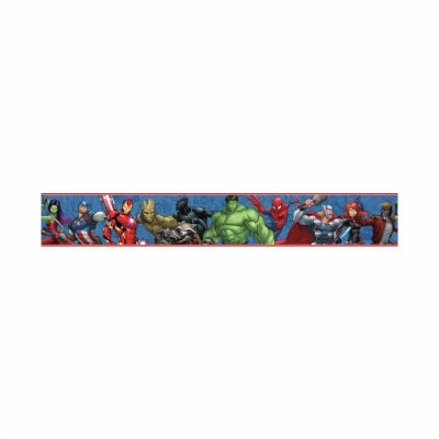 Dy0263bd Marvel Characters Border By York Wallcove - 800x800 Wallpaper ...