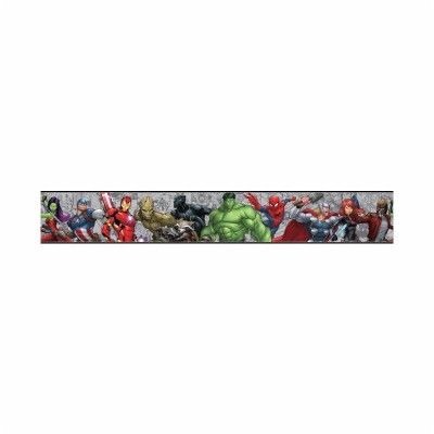 Dy0263bd Marvel Characters Border By York Wallcove - 800x800 Wallpaper ...