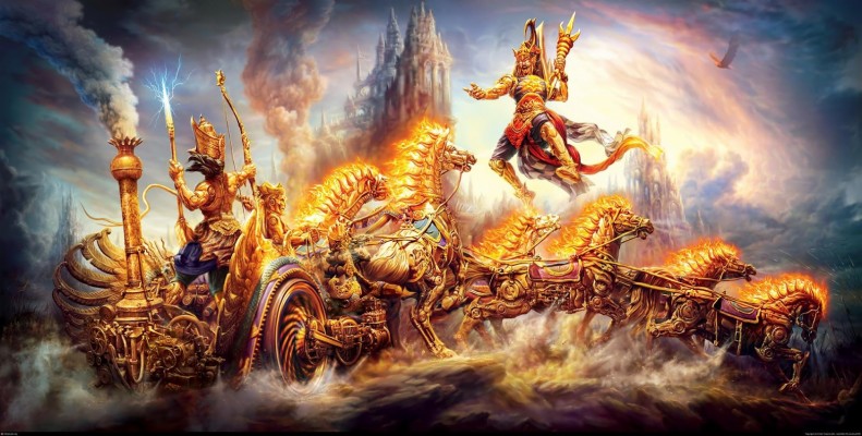 Mahabharat War Large - Kurukshetra War - 1600x809 Wallpaper - teahub.io