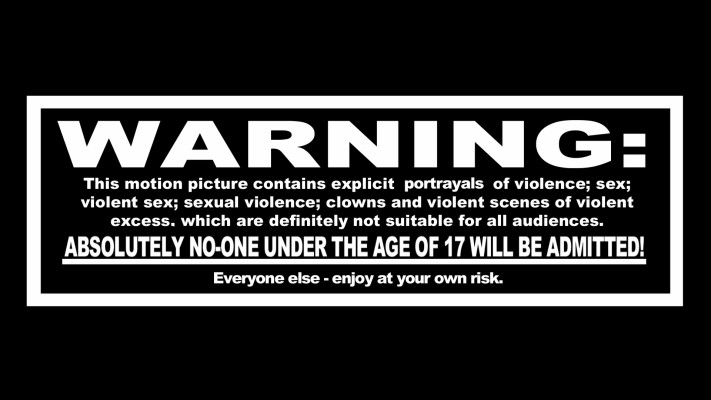 Wallpaper - Warning Movie Text - 1920x1080 Wallpaper - teahub.io