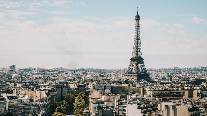 Wallpaper Eiffel Tower, Paris, Buildings - 1366x768 Wallpaper - teahub.io