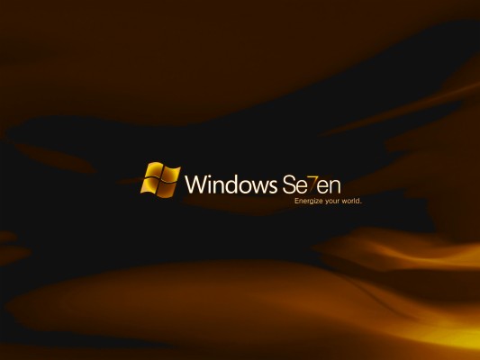 Windows 7 Orange Black - 1600x1200 Wallpaper - teahub.io