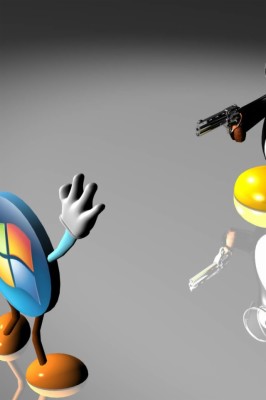 Funny Linux Vs Windows Wallpaper - 640x960 Wallpaper - teahub.io