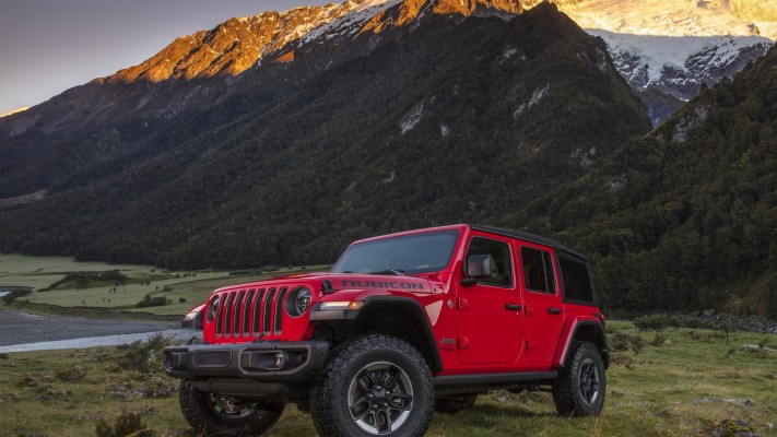 Red, 4x4, Suv, Jeep Wrangler, Wallpaper - Jeep Wrangler Jl Rubicon 2018 ...