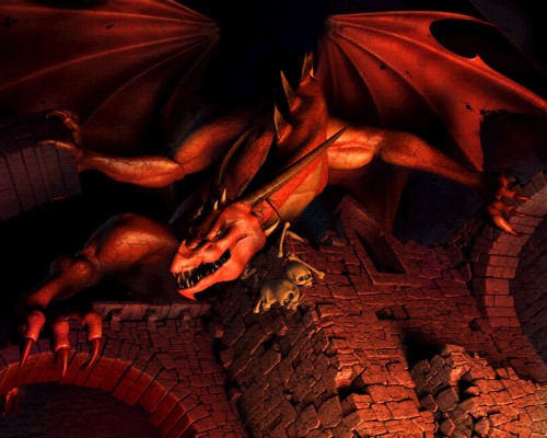 Red Dragon Wallpaper - Magic The Gathering Cards Dragons Red ...