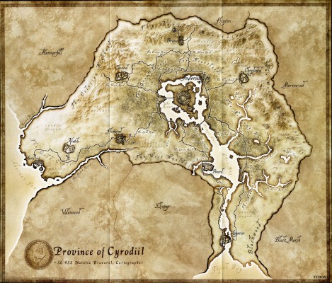Elder Scrolls 4 Mapa - 2800x2385 Wallpaper - teahub.io