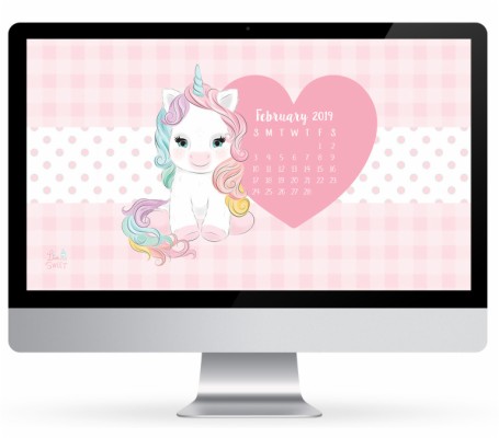 Cute October 2019 Desktop Background Calendar - Graphic Design ...