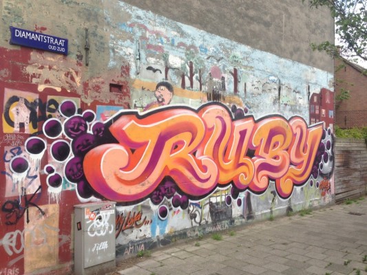 Graffiti Ruby - 1024x768 Wallpaper - teahub.io