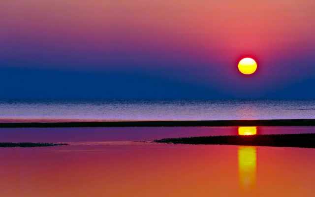 Reflection Of Sun In Water - 5186x3241 Wallpaper - teahub.io