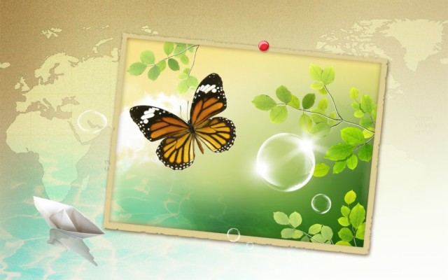 Spring Background Butterfly Ppt Backgrounds - Live Background For ...
