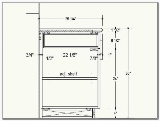 Kitchen Cabinet Drawer Dimensions - 827x627 Wallpaper - teahub.io