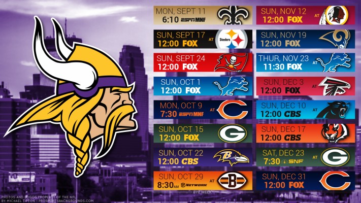 Vikings Schedule Wallpaper 2019 - 1920x1080 Wallpaper - teahub.io