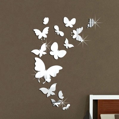 Butterfly Mirror Butterflies Wall Art Decal Mirrors - Mirror Butterfly ...