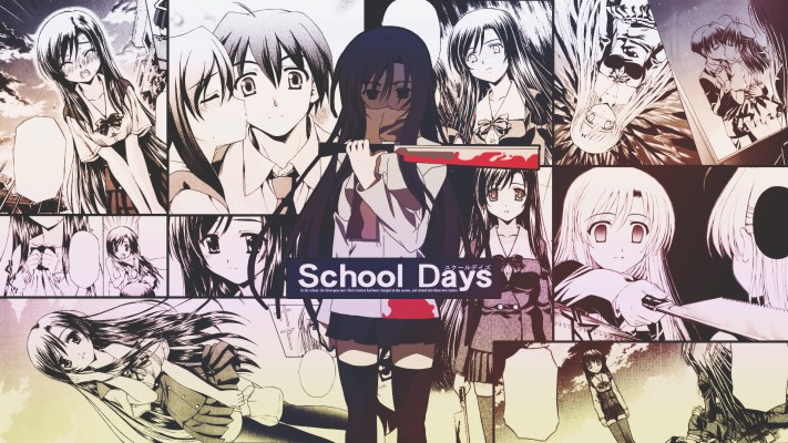 School Days - School Days Anime - 1600x1200 Wallpaper - teahub.io