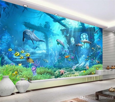 Underwater Murals - 750x663 Wallpaper - teahub.io