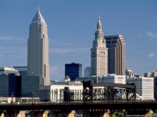 1920x1080, Cleveland Skyline Wallpaper - Cleveland Skyline Desktop ...
