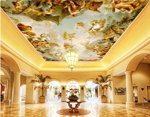 3d Wall Ceiling Painting - 1000x781 Wallpaper - teahub.io