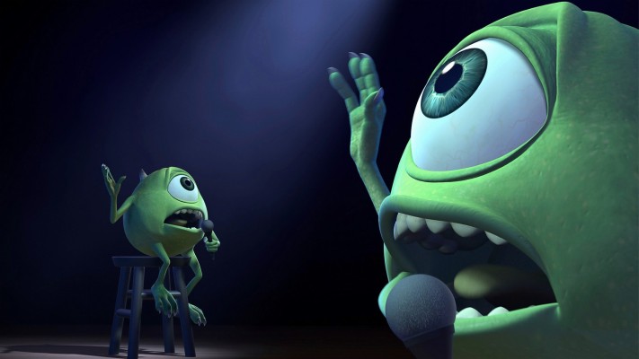 Mike Wazowski With Microphone - 1920x1080 Wallpaper - teahub.io