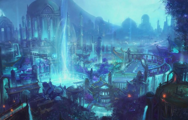 City, Hd Desktop Wallpapers Hd, Castle, Warrior, World, - Warcraft ...