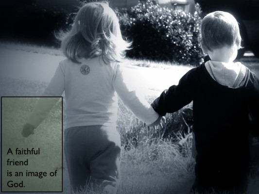 Wallpaper Two Little Girls, Friends, Umbrellar - Rain Little Girl ...