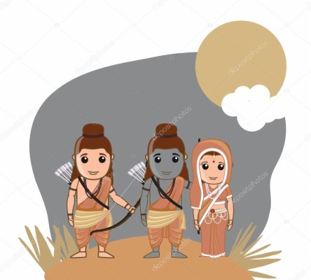 God Rama Sita Cartoon - 1023x921 Wallpaper - teahub.io