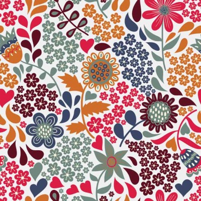 Corak Wallpaper - Motif Bunga - 709x709 Wallpaper - teahub.io