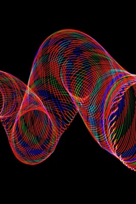 Art Pattern Red Dark Rainbow Abstract Iphone Wallpaper - Hole Abstrak ...