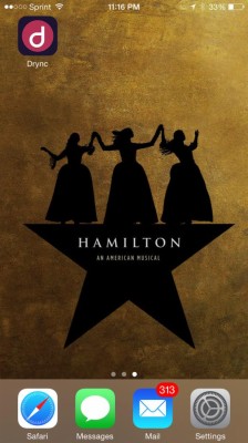 Hamilton Musical Logo - 575x1024 Wallpaper - teahub.io