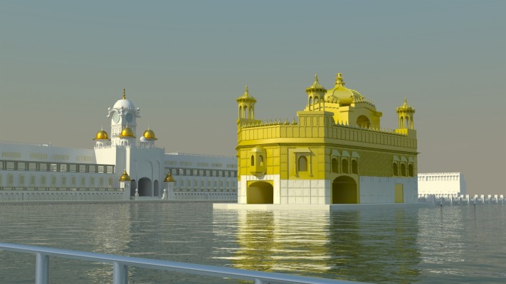 Golden Temple 3d Model - 1920x1080 Wallpaper - teahub.io