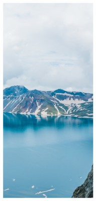 Wallpaper Pemandangan Gunung Gunung Changbai - Painting - 808x1692 ...