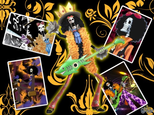 One☠piece - Brook - Illustration - 1024x768 Wallpaper - teahub.io