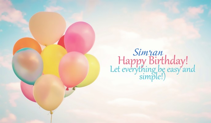 Happy Birthday Simran Images - Birthday - 950x553 Wallpaper - teahub.io