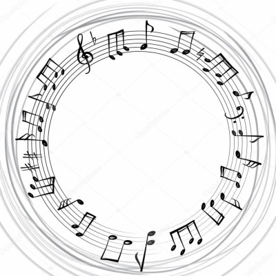 Musical Notes Round Border - 1024x1024 Wallpaper - teahub.io