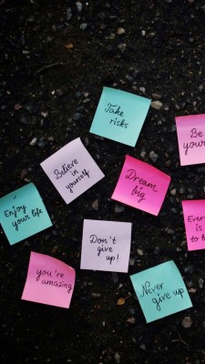 Encouragement Positive Sticky Notes - 908x1612 Wallpaper - teahub.io