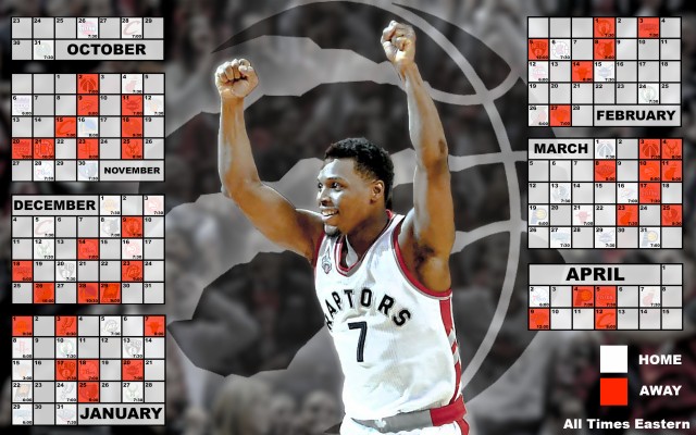 Toronto Raptors Schedule Calendar - 1920x1200 Wallpaper - teahub.io