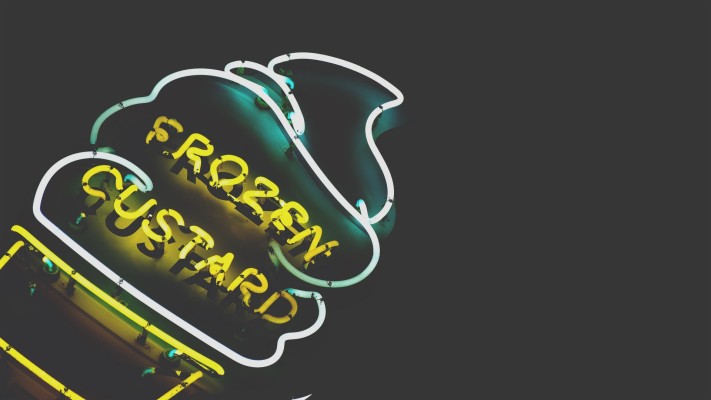 Ice Cream Frozen Custard Led Light - Graphic Design - 1920x1080 ...