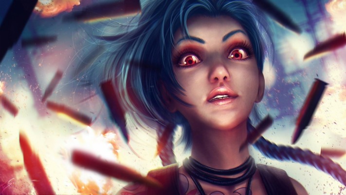 Free Jinx High Quality Background Id - League Of Legends Jinx 4k ...