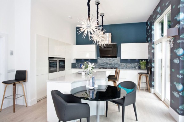 Kitchen Living Room Wallpaper