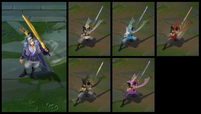 Eternal Sword Yi Landscape Skin - League Of Legends - 1043x590 ...